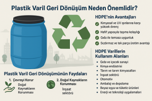 Plastik Varil Geri Dönüşüm Neden Önemlidir? | Saydaş Plastik